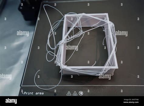 Layer Separation Of A Failed D Print Due To Incorrect Printer Settings Stock Photo Alamy