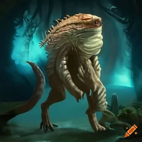 Humanoid Reptile Monster