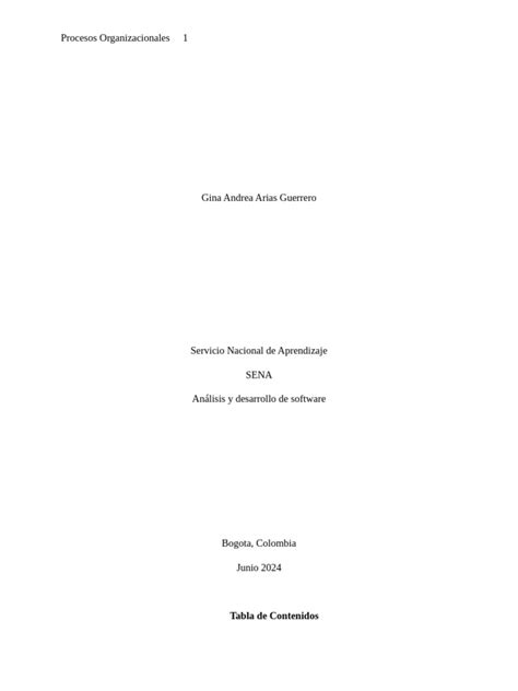 Identificación De Procesos Organizacionales W Pdf Aplicación Movil