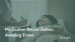 Medication Reconciliation Avoiding Errors