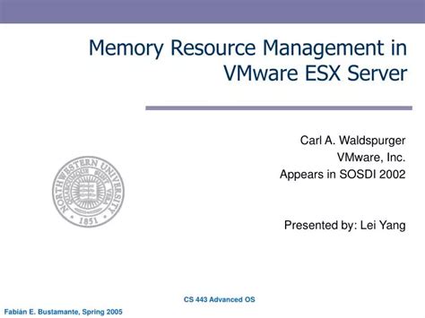PPT Memory Resource Management In VMware ESX Server PowerPoint Presentation ID