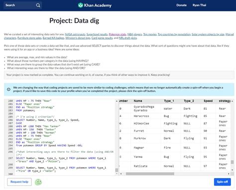 Happylearning Html Css Sql Dataanalysis Khanacademy Vu Thai