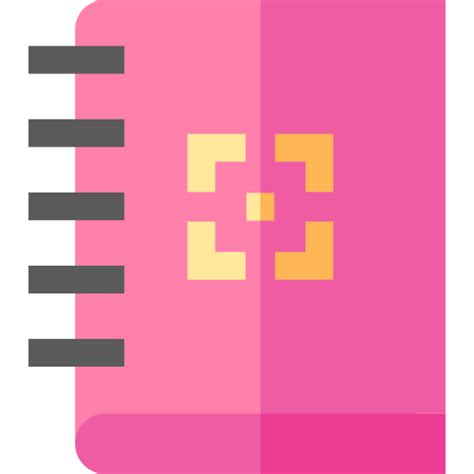 Notebook Basic Straight Flat Icon