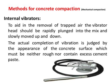 Compaction Of Concrete Pptx