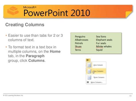 How To Format Text Into Two Columns In Powerpoint Opmgf