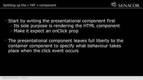 Architecting Presentational And Container Components In React Apps Us