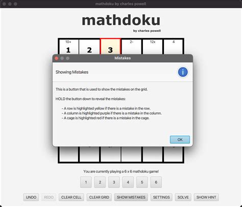 Github Cekpowellmathdoku An Application For Playing Mathdoku Created For Comp1206