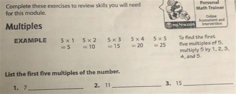 solved complete these exercises to review skills you will need