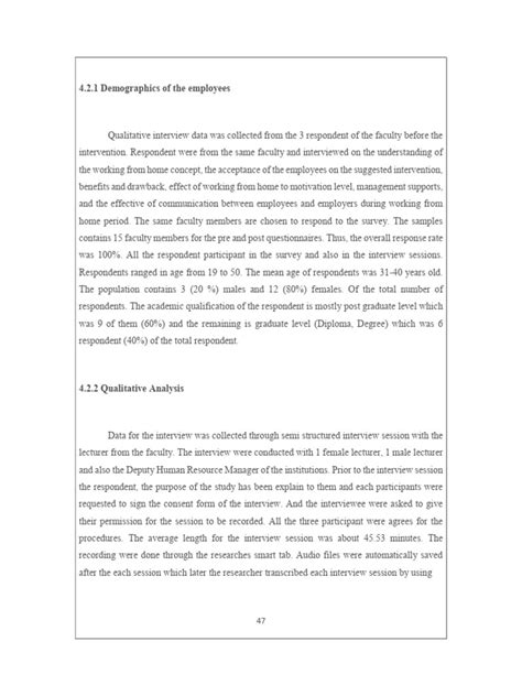 Sample 2 Qualitative Analysis Pdf Survey Methodology Social