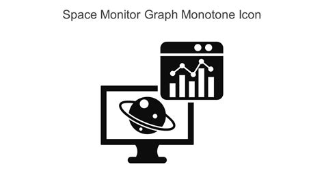 Space Monitor Graph Monotone Icon In Powerpoint Pptx Png And Editable Eps Format PPT Example