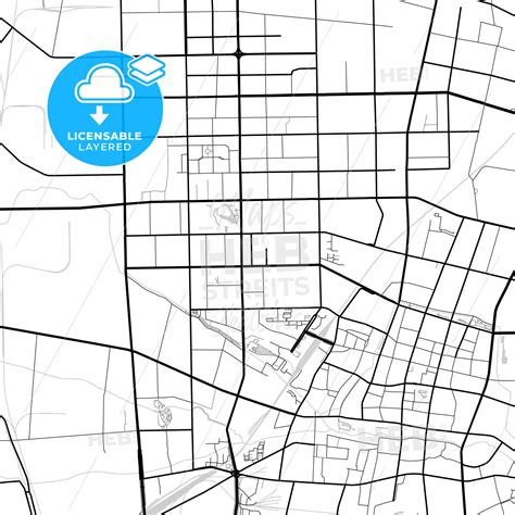 Layered Pdf Map Of Baoding Hebei China Hebstreits
