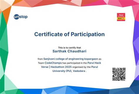 sarthak chaudhari on linkedin hackathon teamcodechamps