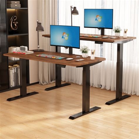 Inplay Ek 140a Bw Black Walnut Electric Standing Desk Table 140x60cm