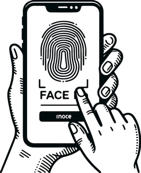 Monochrome Cosmonaut Face Id Verification Icon For Biometric System Web Design Vector