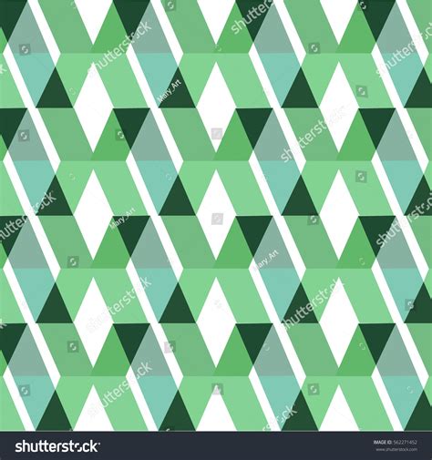 Geometry Abstract Green Pattern Tiled Mosaic Vectores En Stock 562271452 Shutterstock