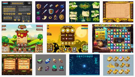 【商用可】ゲームuiで使える高品質なテンプレート素材48選【ai形式】 Sdesignlabo