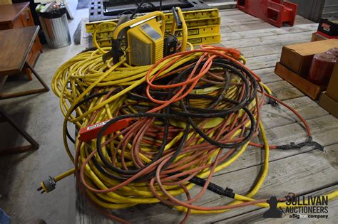 Large Quantity Of Extensions Cords And Shop Light Bigiron Auctions