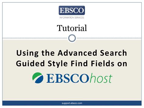 Using the Advanced Search Guided Style Find Fields on - ppt download