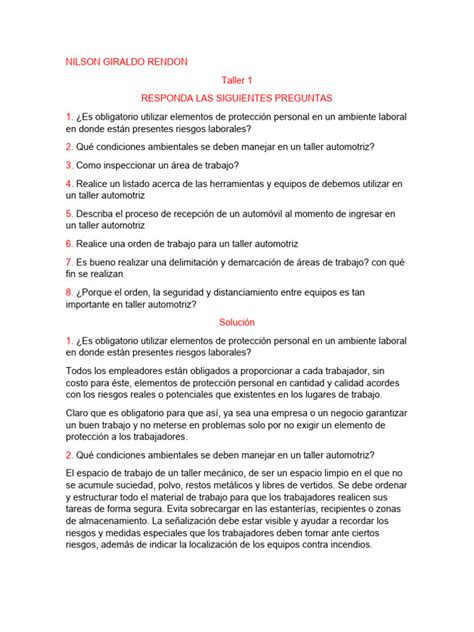 Taller 1 Nilso Pdf