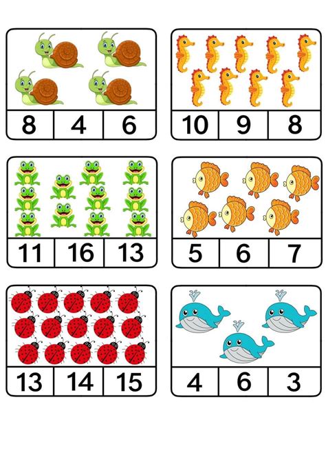 200 Fiches Pour Apprendre à Compter En Maternelle Caboucadin