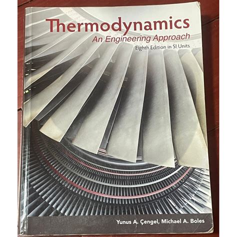 Thermodynamics An Engineering Approach 熱力學 原文書 蝦皮購物
