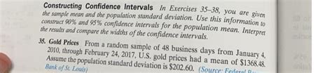 Solved Constructing Confidence Intervals In Exercises 35 38