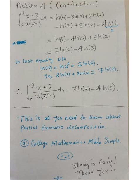 SOLUTION Algebra Partial Fractions Examples And Solutions Studypool