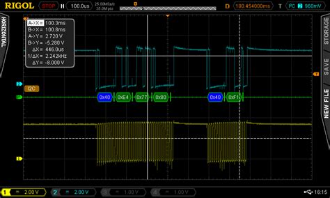 Requesting x bytes from clockstretching I²C Slave Issue