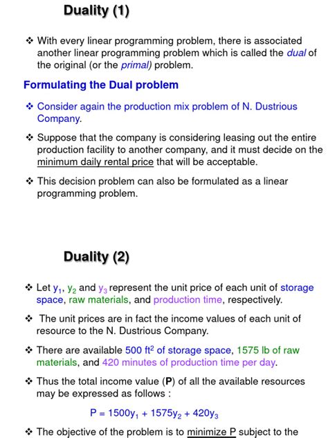handouts operational research chap2 dualité pdf analysis