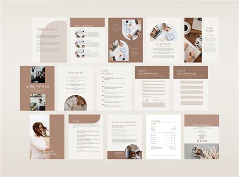 New Client Welcome Packet Template For Canva Pricing And Services Editable Business Onboarding