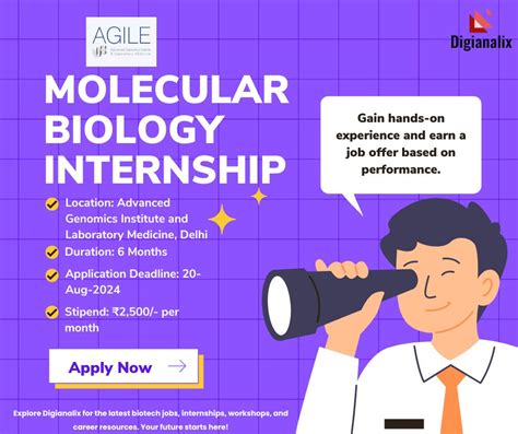Digianalix On Linkedin Molecularbiology Internshipopportunity