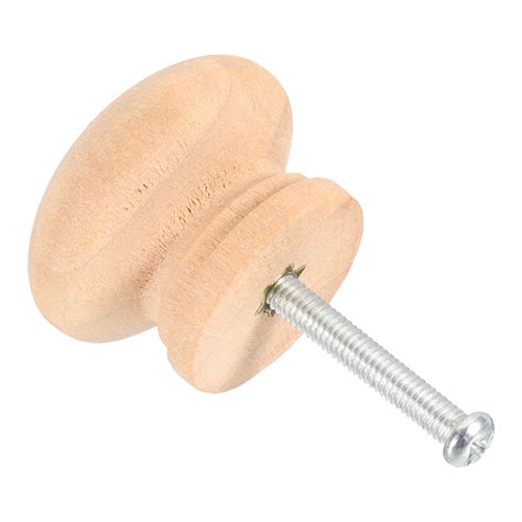Uxcell Bifold Door Hardware 13 Inch Bi Fold Door Round Wood Knob