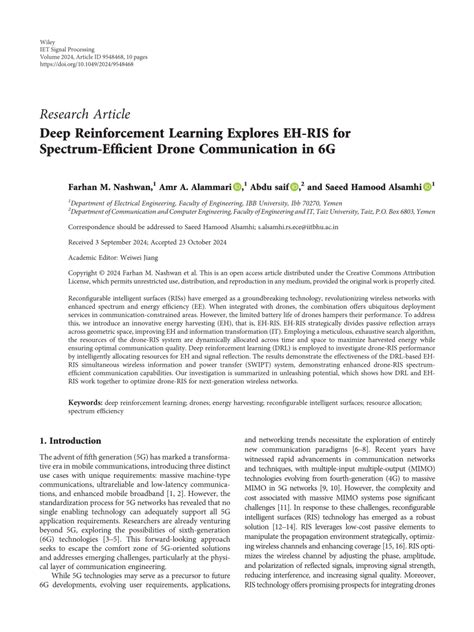 Pdf Deep Reinforcement Learning Explores Eh Ris For Spectrum