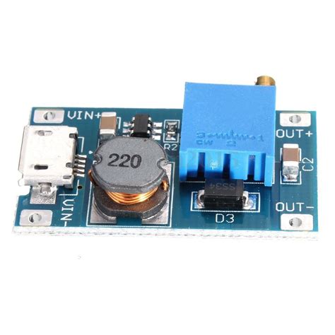 Mt3608 Ro Usb Dc Dc Voltage Regulator Step Up Boost Converter Power Supply Board 2v 24v To 5v