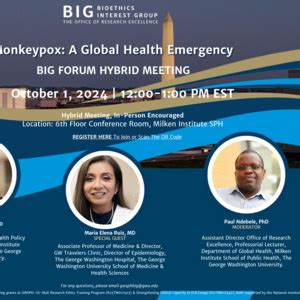 Monkeypox: A Global Health Emergency - GW Calendar