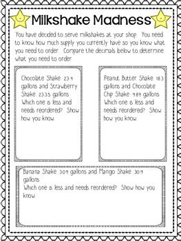 Decimal Project By Love What You Teach TPT