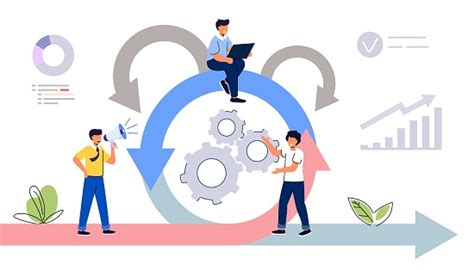 프로젝트 스프린트 적응형 프로그래밍 규칙 주기 및 프로세스 관리 전략에 대한 소프트웨어 개발 다이어그램 효과적인 팀워크를 위한 민첩한 개발 방법론 비즈니스 개념 애자일