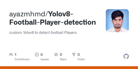 Github Ayazmhmd Yolov8 Football Player Detection Custom Yolov8 To Detect Football Players