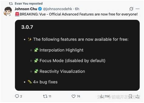 尤雨溪官宣：vue3 插件支持 可视化！ 知乎