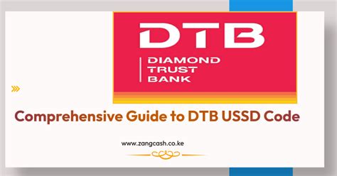 Comprehensive Guide To Dtb Ussd Code 382 Online Jobs Kenya Zangcash