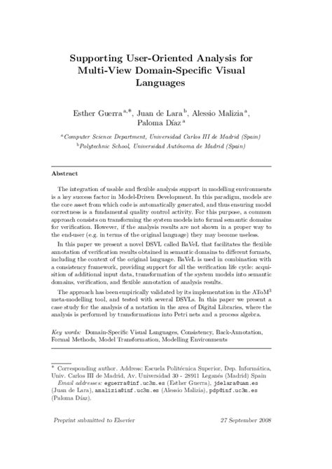 pdf supporting user oriented analysis for multi view domain specific