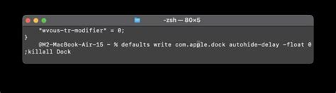 How To Speed Up Auto Showinghiding Dock On Macos