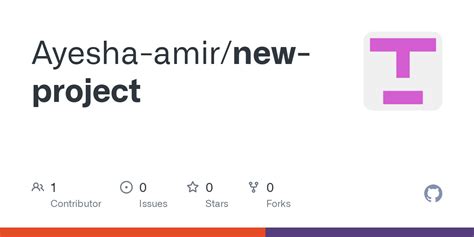 github ayesha amir new project