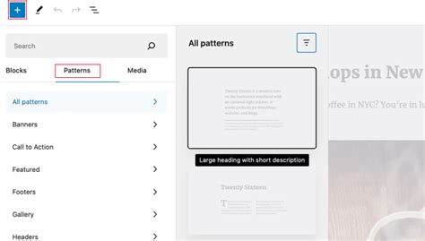 What Are Block Patterns In Wordpress