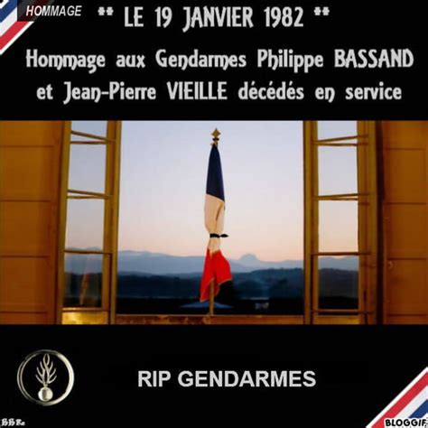 En Memoire Gendarme Bassand Philippe Lg Franche Comté Décédé