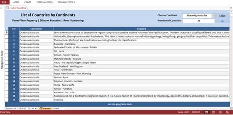 numbering records on reports in microsoft access