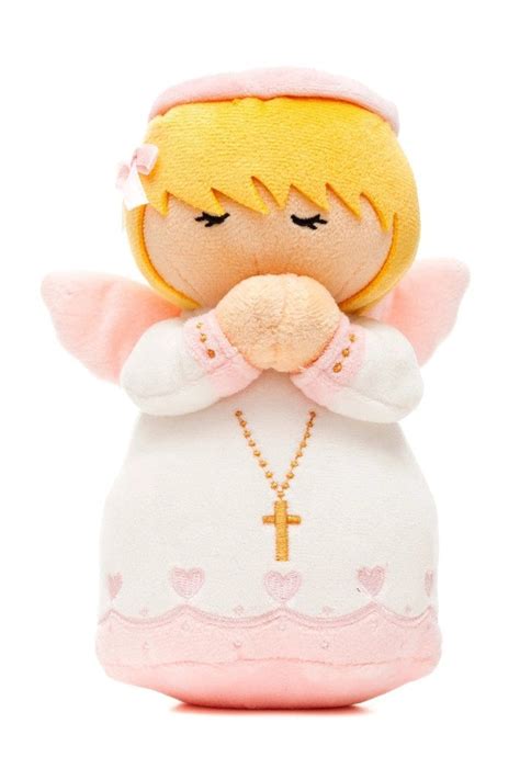 Pink Guardian Angel Plushie The Village Dove