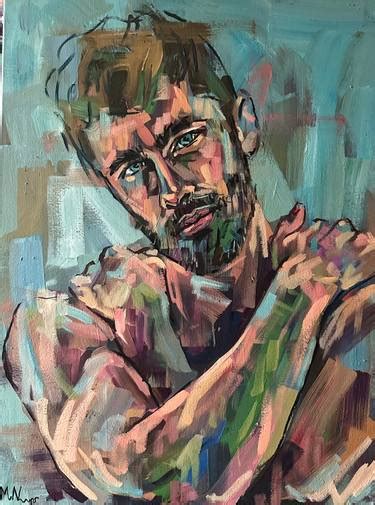 Naked Man Paintings Saatchi Art