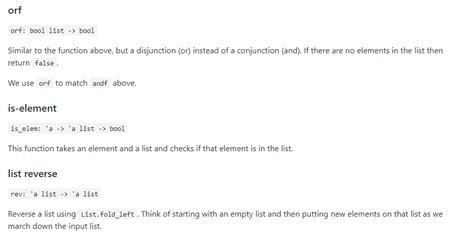 Solved Ocaml Code And Also Dont Write Recursive Function