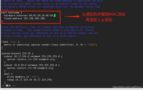 linux dhcp动态配置主机地址、单机分配固定ip教程！ linux中dhcp如何强制指定地址 csdn博客